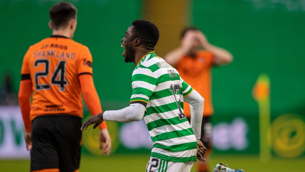 Celtic end year with fourth successive clean sheet in confident Dundee ...