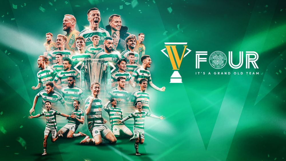 Celtic are the Champions of Scotland again!