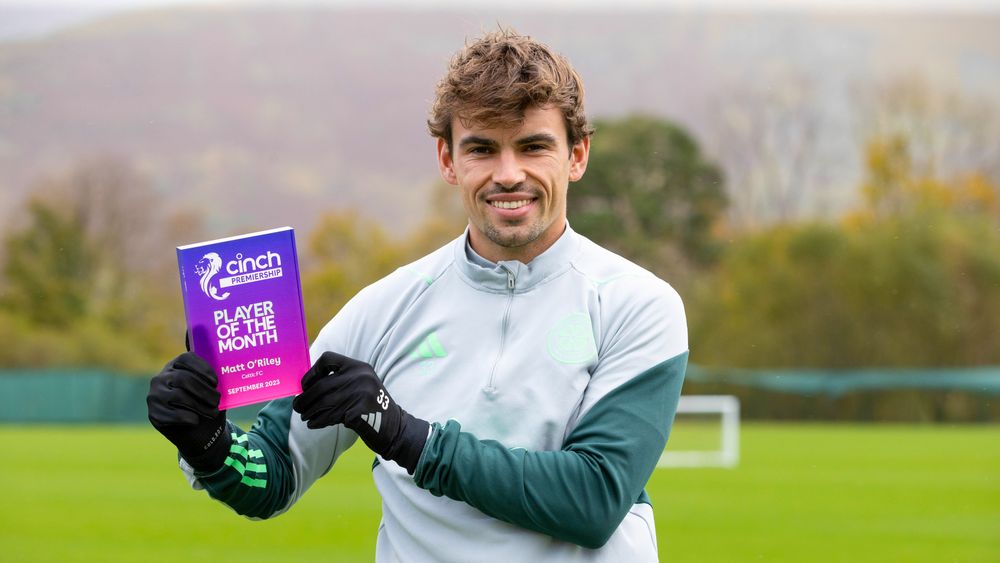 Matt O'Riley lifts cinch Premiership Player of the Month