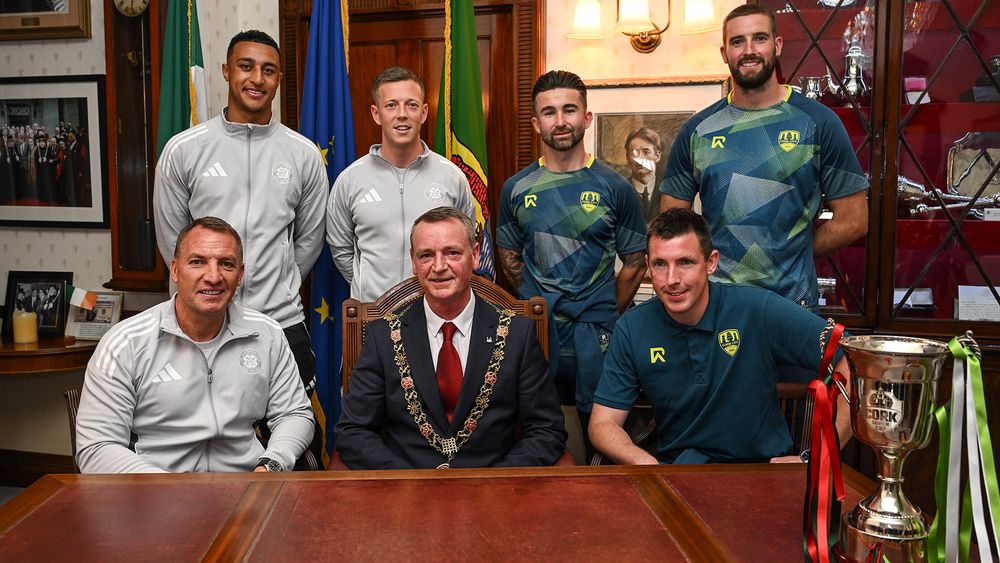 Celtic honoured with a civic reception at Cork City Hall