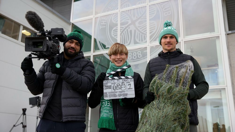 🎄 Go behind the scenes of the Christmas ad with Celtic TV 🎥