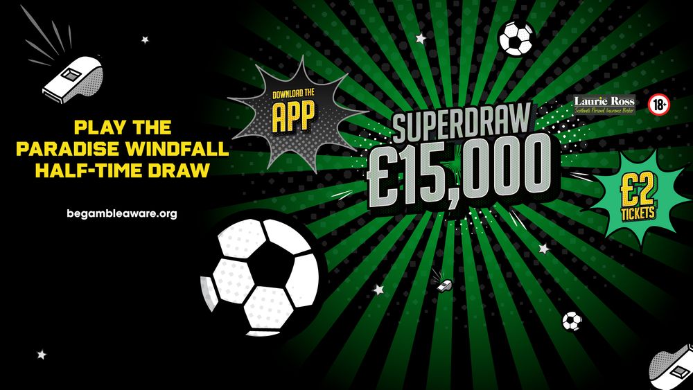 £15,000 half-time Superdraw up for grabs this Sunday
