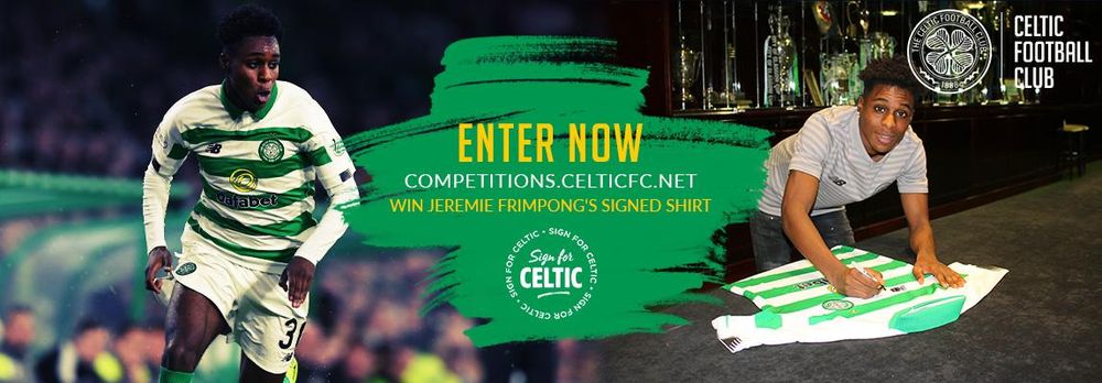 Win Jeremie Frimpong’s signed Celtic shirt