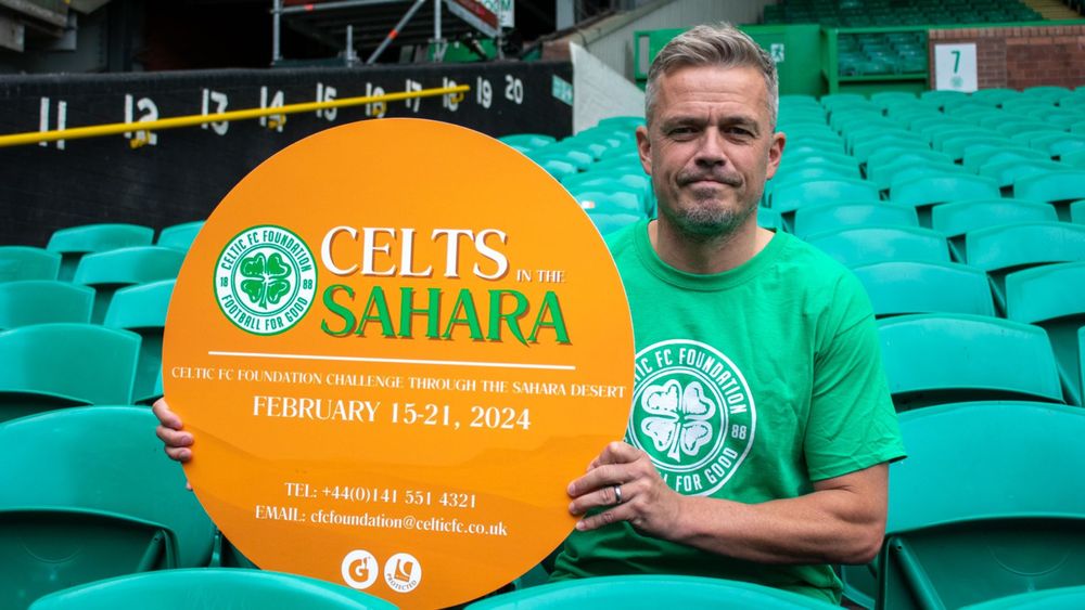 Simon Donnelly set for the Sahara with Celtic FC Foundation