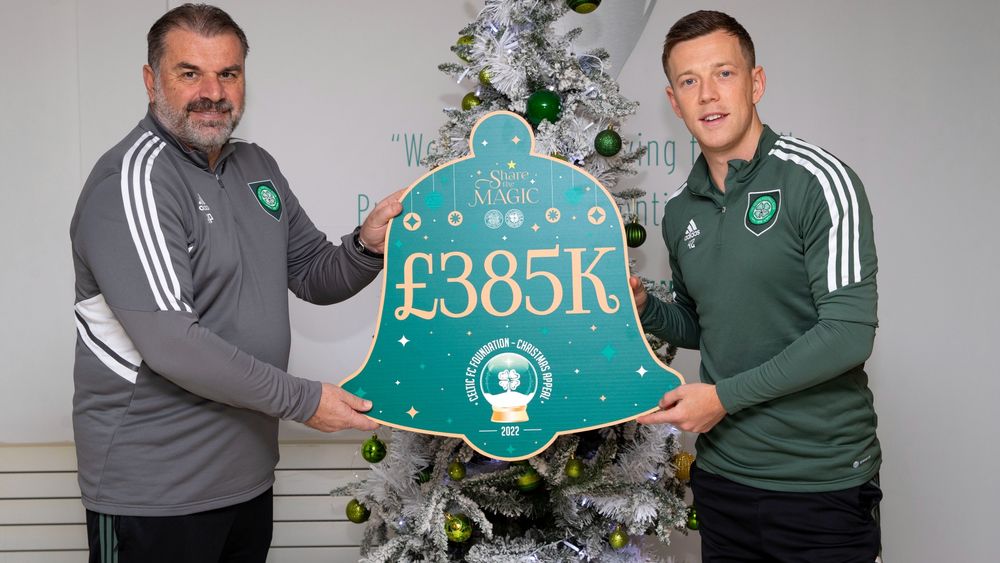 Celtic FC Foundation's Christmas Appeal raises an incredible £385,000