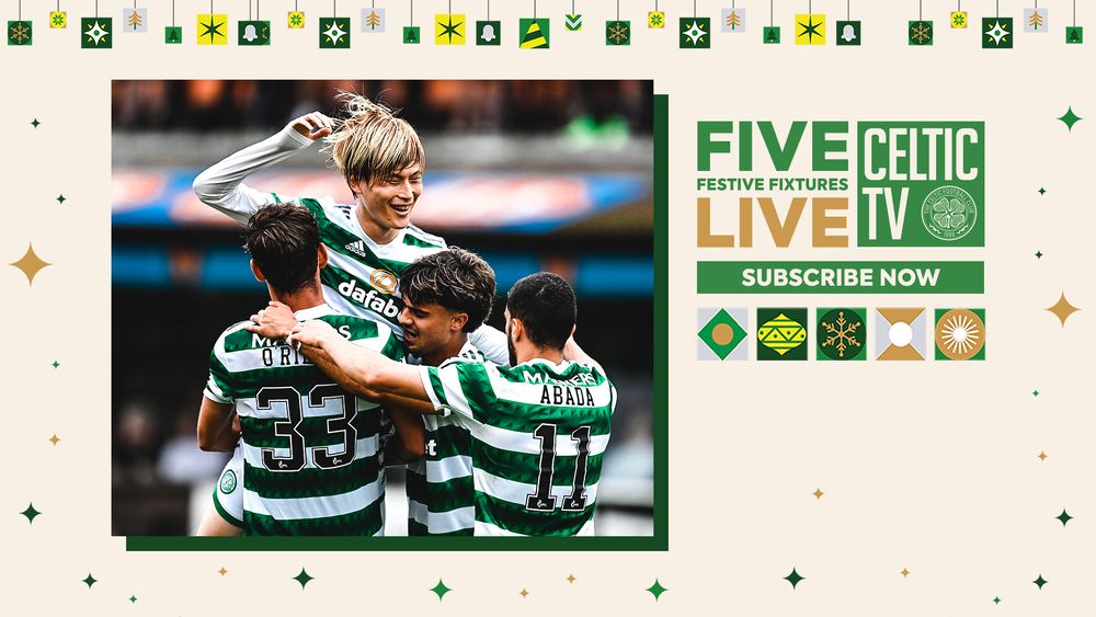 Festive Five live on Celtic TV: subscribe online