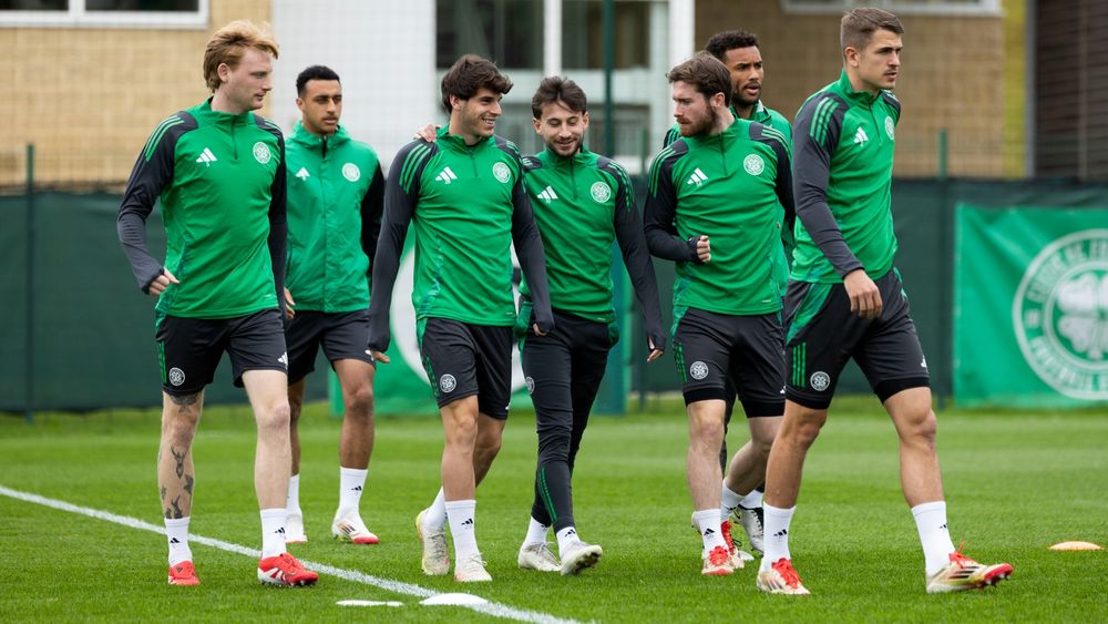 Training Gallery: Celtic v St Johnstone