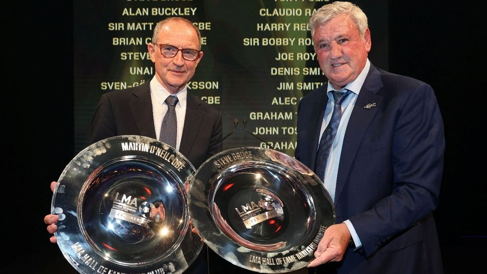 Martin O'Neill inducted into LMA Hall of Fame 1,000 Club